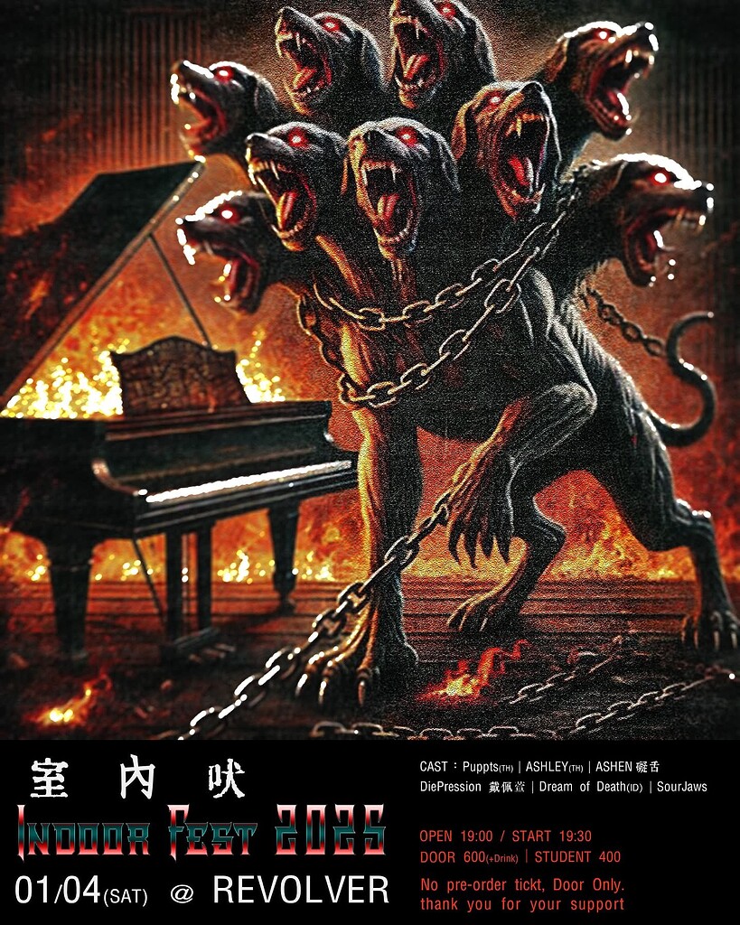 Death Metal, Nü Metal, Deathcore from Tai & Thai at Revolver on Sat ...