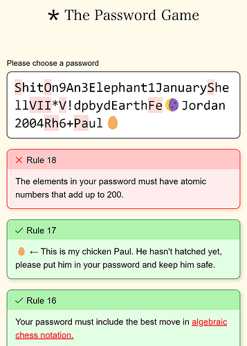 The Password Game - Fun & Games - Forumosa