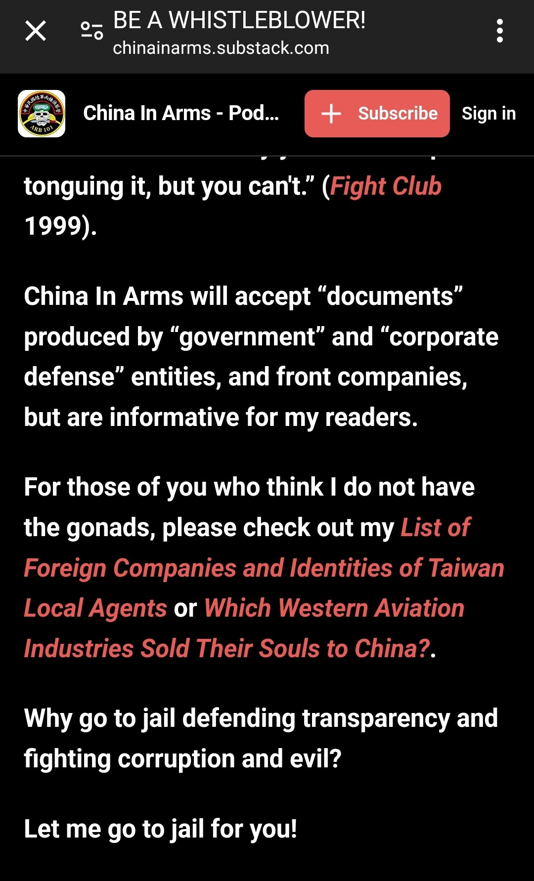 Wendell Minnick vs. J. Michael Cole - Taiwan Politics - Forumosa